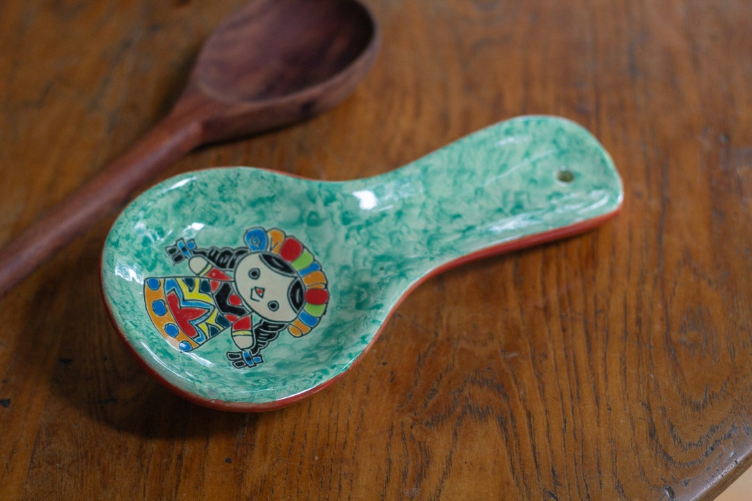 Maria Doll | Spoon Rest | Mexican Kitchenware | Housewarming Gift Idea ...