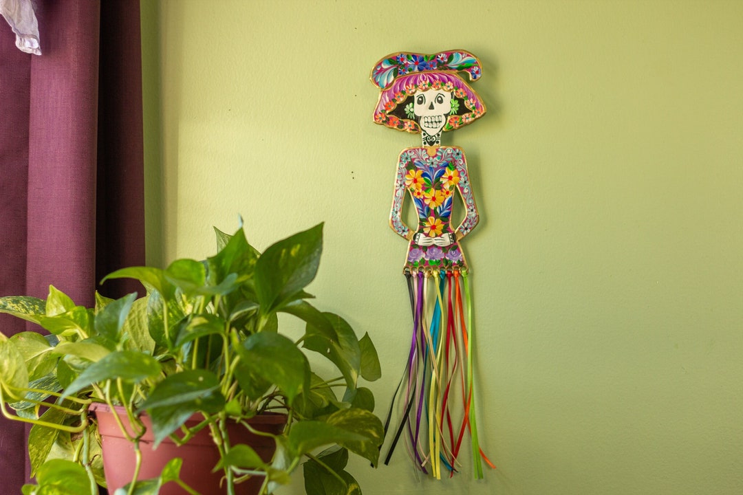 La Calavera Catrina Wall Hanging Mexican Home Decor - Etsy