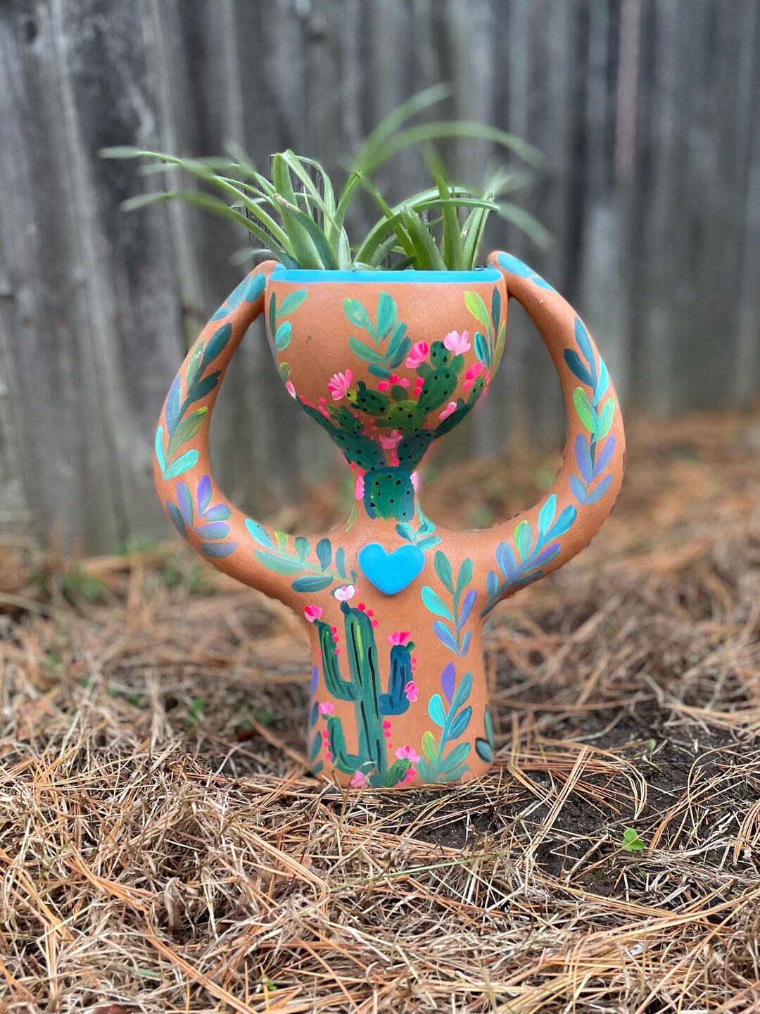 The Original Pothead Planter: Hand-painted Ceramic Mexican Decor - Etsy