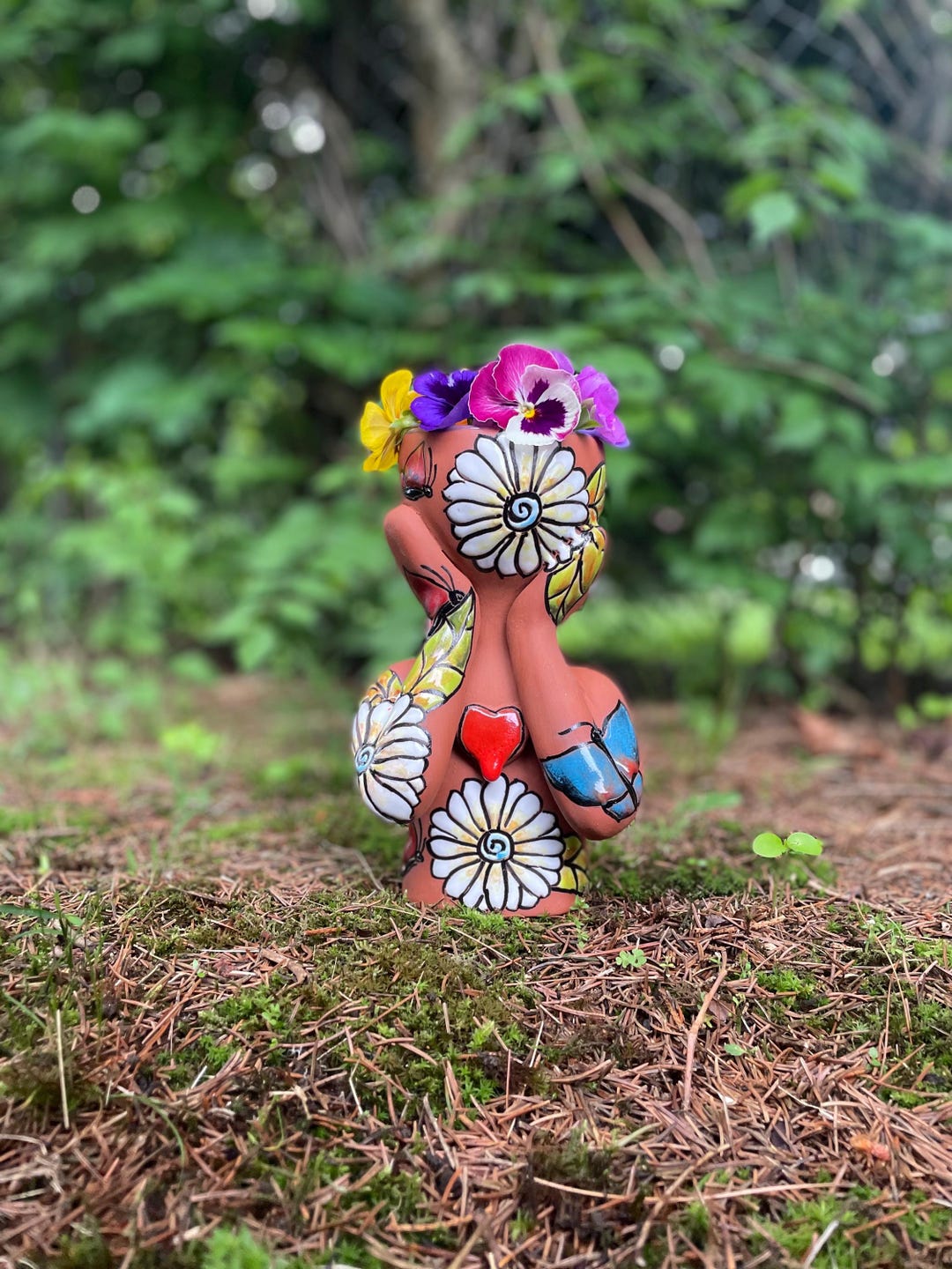 Whimsical, the Original Pothead Planter, Mexican Garden Art, Home Decor ...