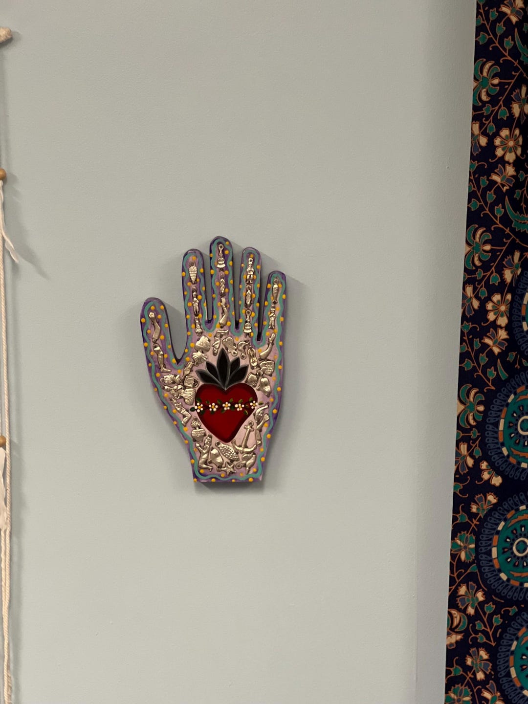 Hasma Hand, Milagro, Mexican Wall Decor, Mexican Art - Etsy