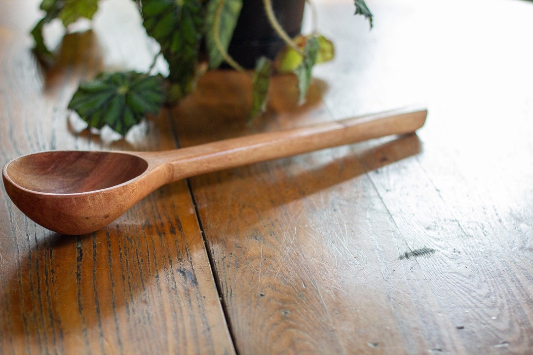 Hand Carved Wooden Soup Spoon: Mexican Kitchen Utensil - Etsy