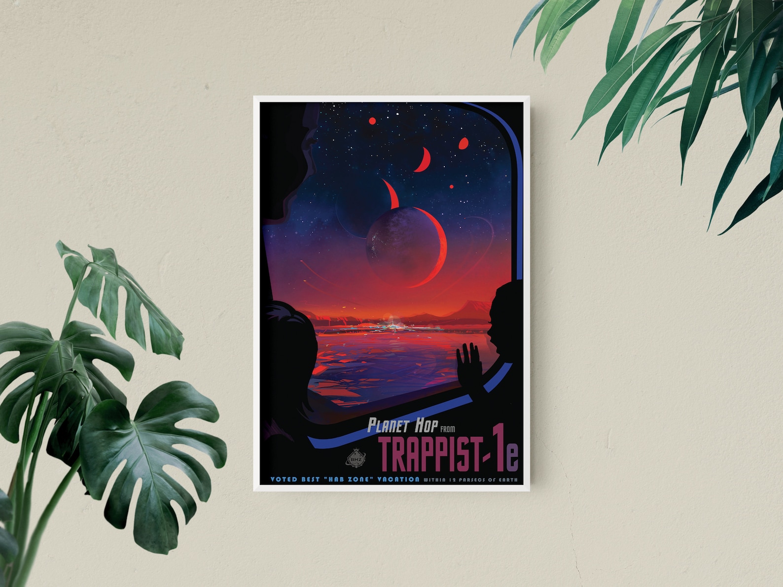 Retro Space Poster NASA Space Tourism Advert Poster of - Etsy