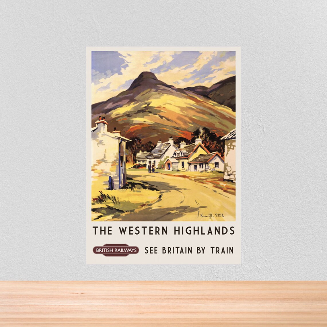 Vintage Travel British Rail Poster Scotland Vintage British | Etsy UK