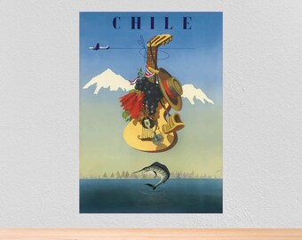 Chile Poster - Etsy