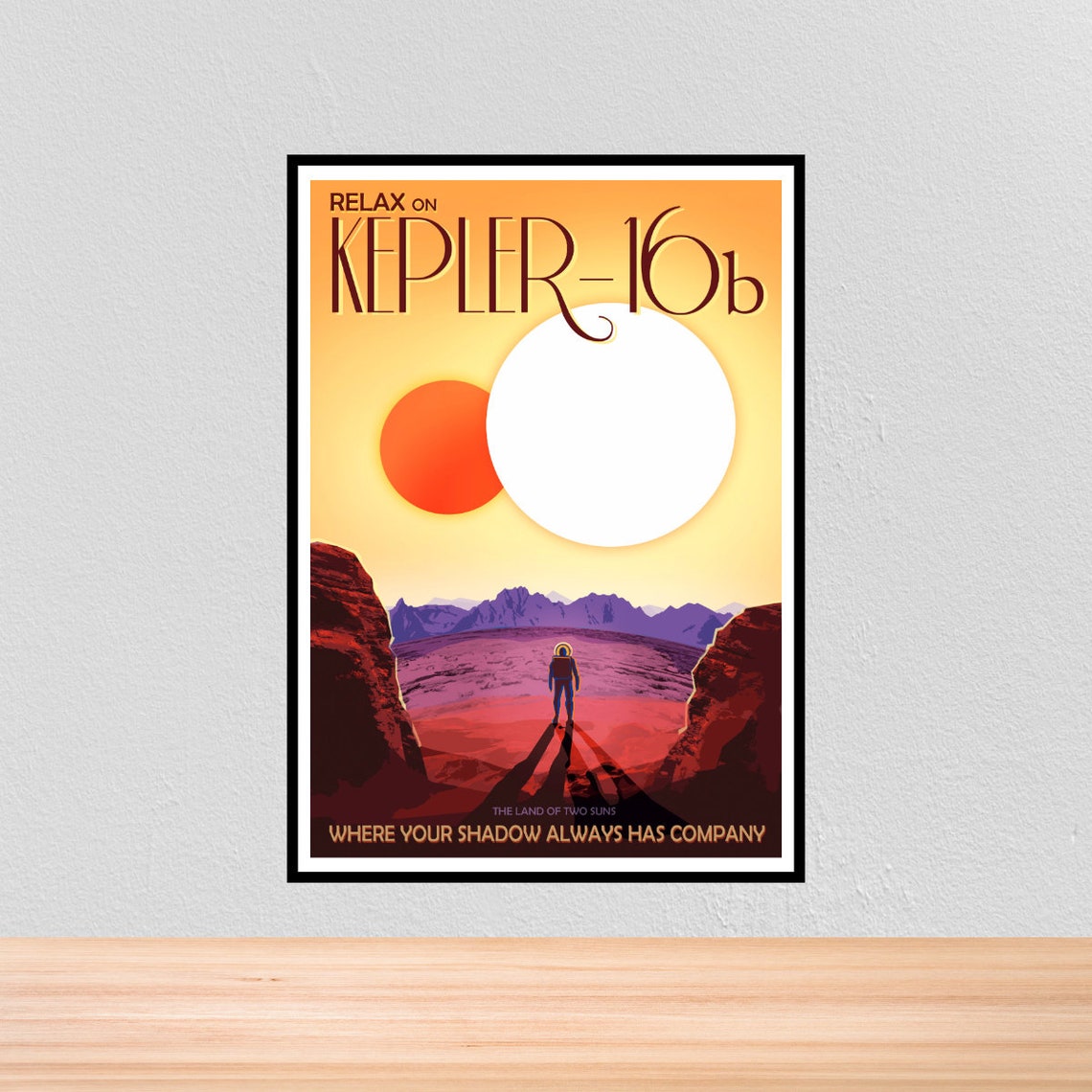 Retro Space Poster NASA Space Tourism Advert Poster of Kepler - Etsy UK