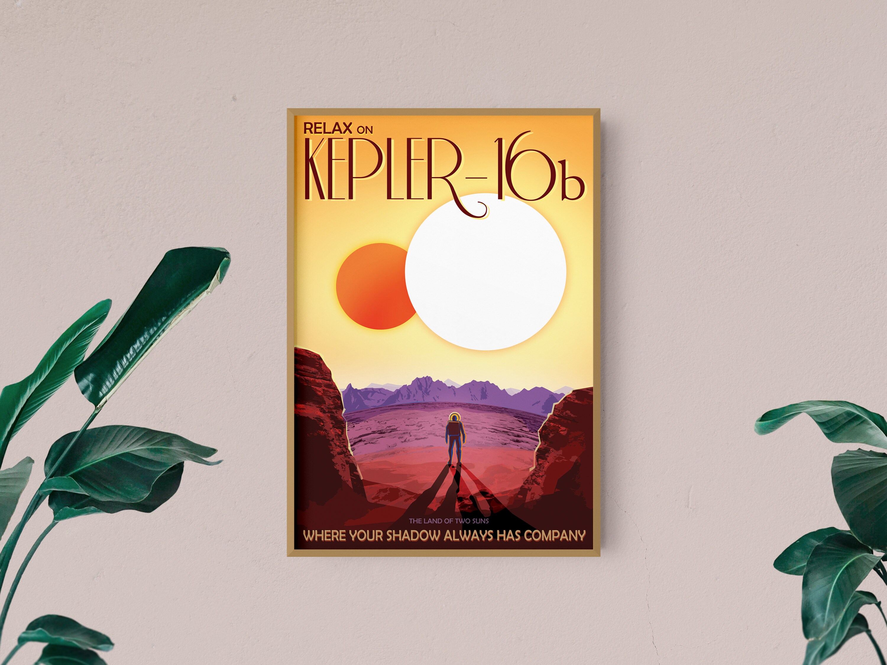 Retro Space Poster NASA Space Tourism Advert Poster of Kepler - Etsy UK