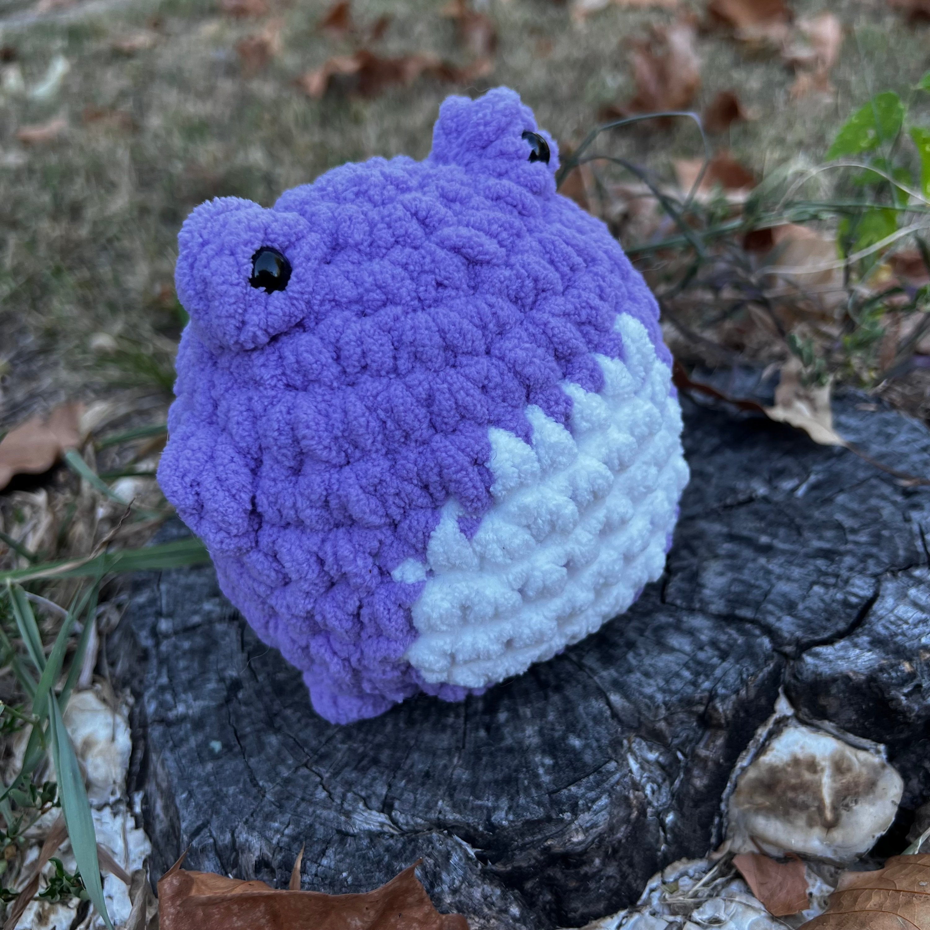 Emotional Support Frogs, Crochet Frog Plushies, Stuffie, Cottagecore ...