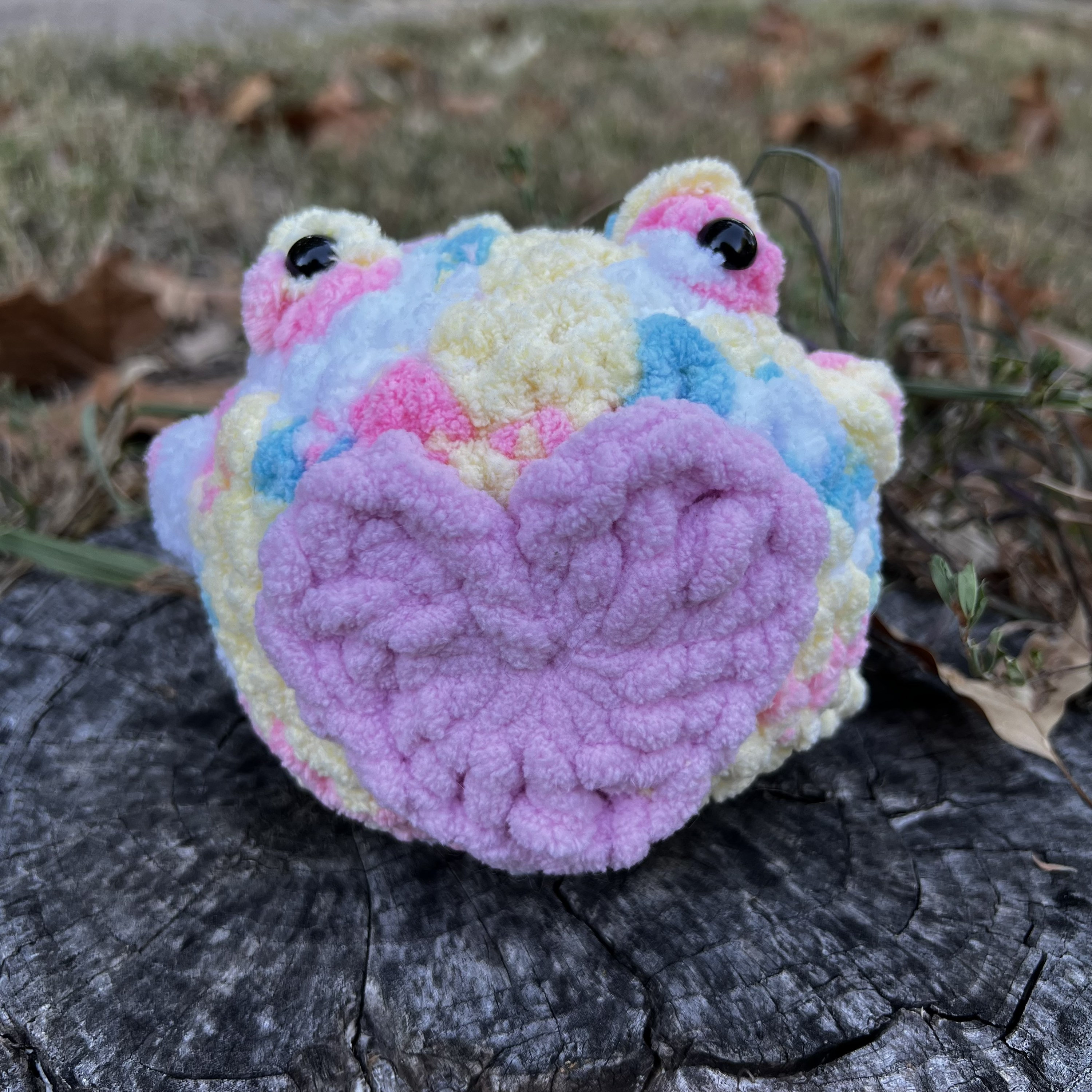 Emotional Support Frogs, Crochet Frog Plushies, Stuffie, Cottagecore ...