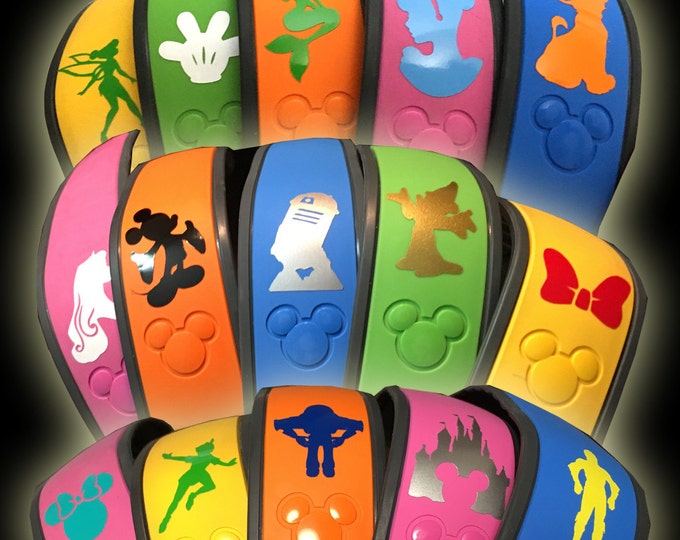 Disney Magic Band Decals OVER 40 DESIGNS - Etsy
