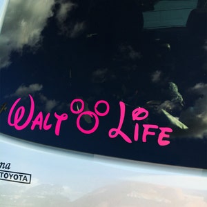 Disney walt Life Car Decal - Etsy