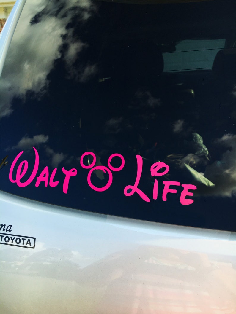 Disney Walt Life Car Decal | Etsy
