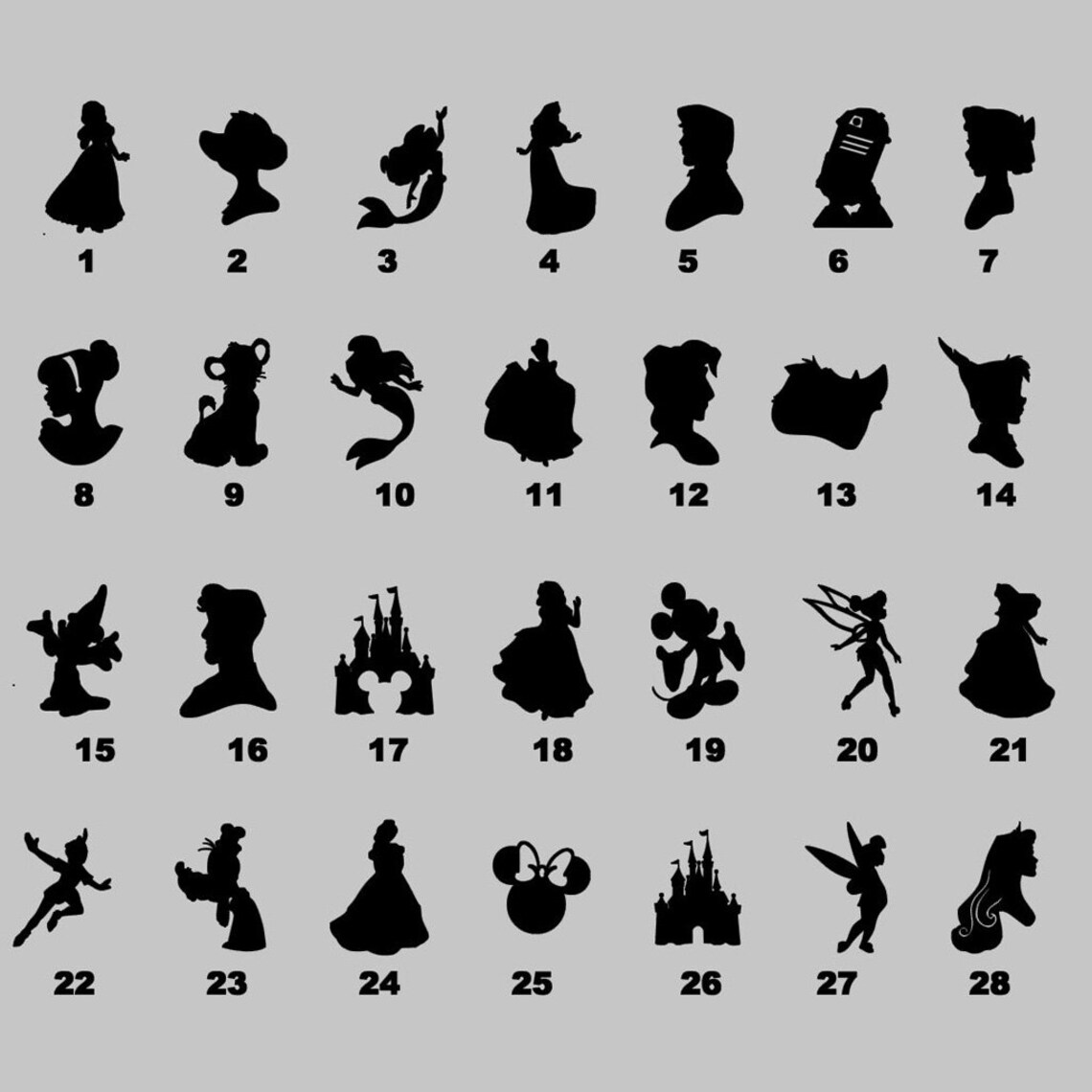 Disney Magic Band Decals OVER 40 DESIGNS - Etsy
