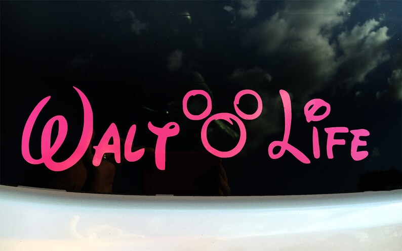Disney Walt Life Car Decal | Etsy