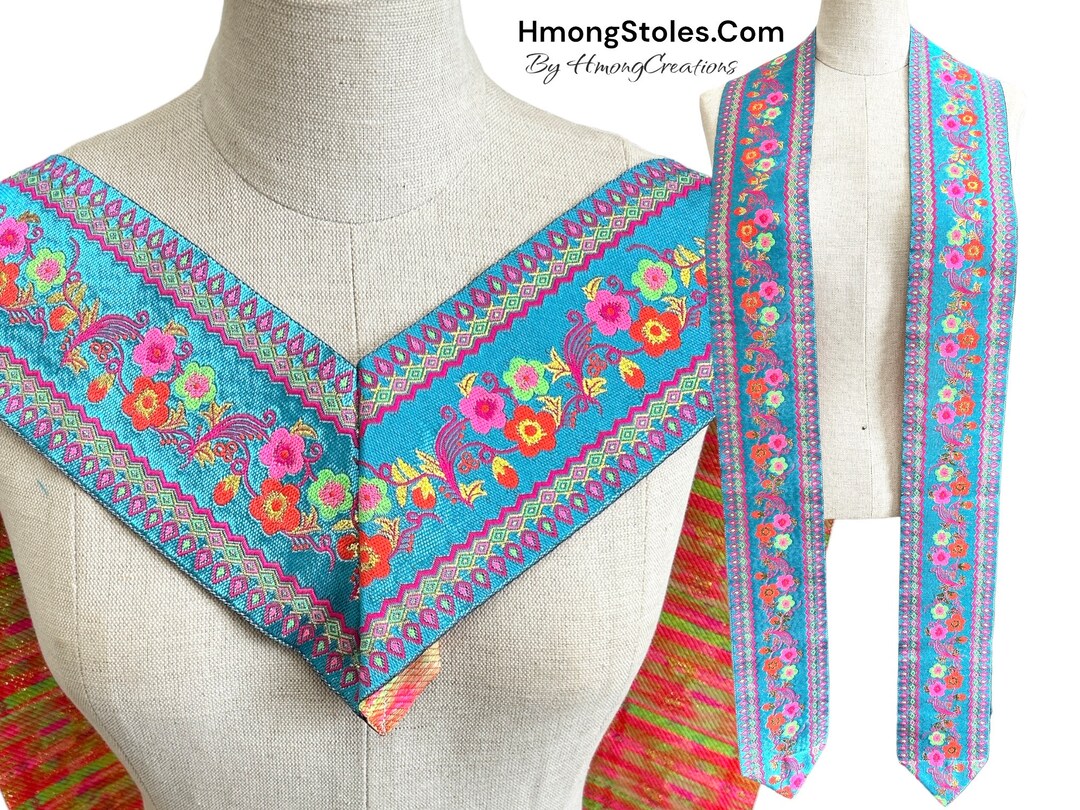 39.99 | Hmongstoles.com | Hmong Graduation Stole | Not Lined | Machine ...