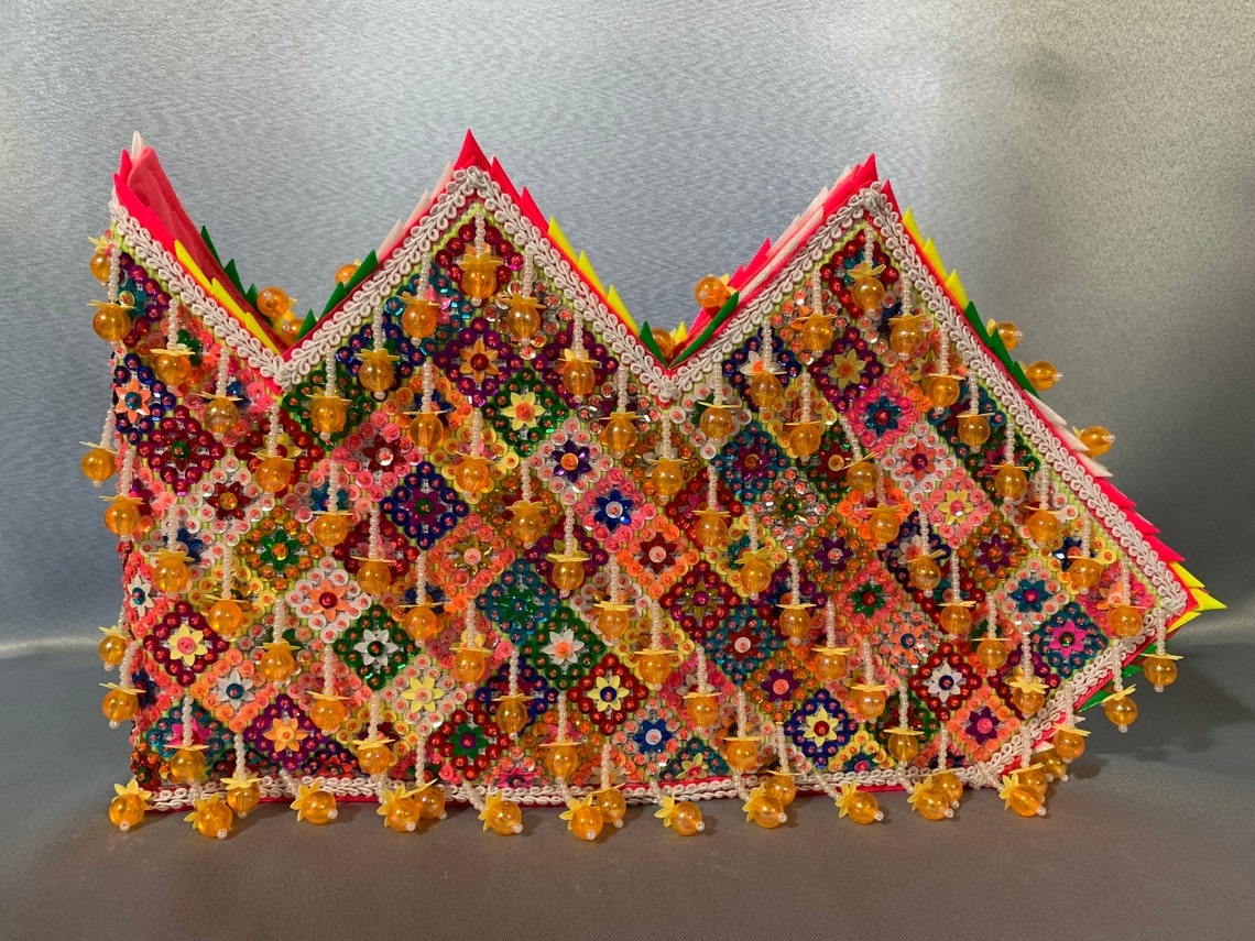 Hmong Princess Hats Cog Ci Pink Paaj Size 23.5 - Etsy UK