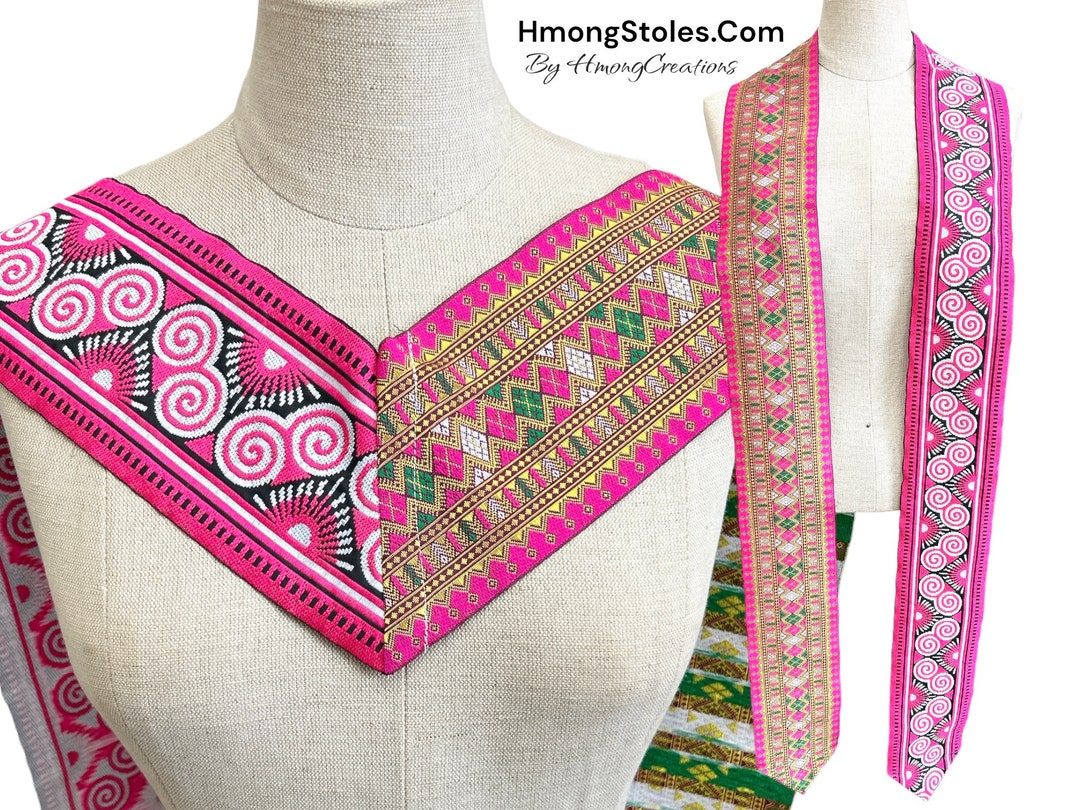 39.99 | Hmongstoles.com | Hmong Graduation Stole | Not Lined | Machine ...