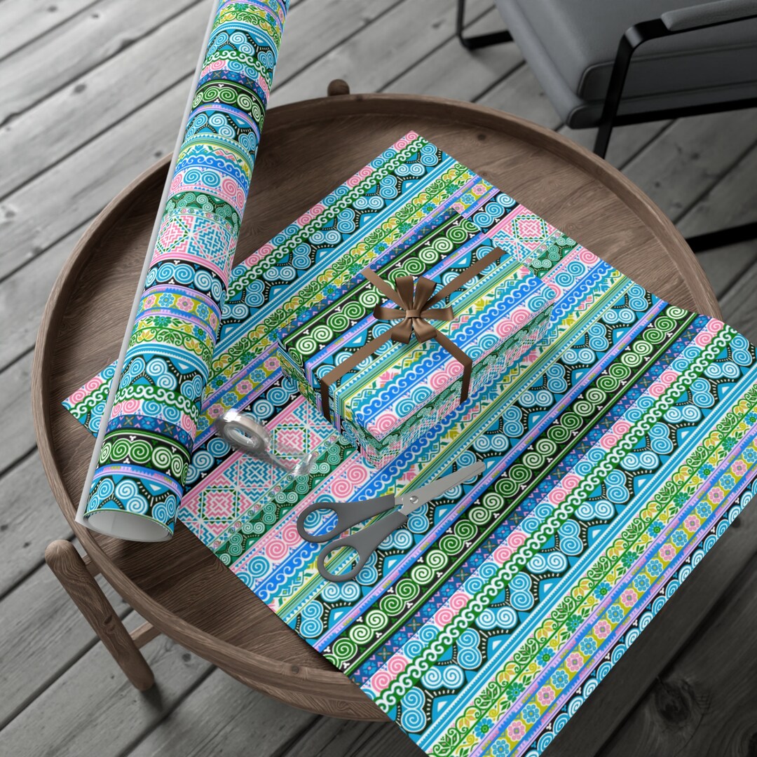 Hmong Grift Wrap Paper Ships in 2 Weeks or Less Https://www.etsy.com ...