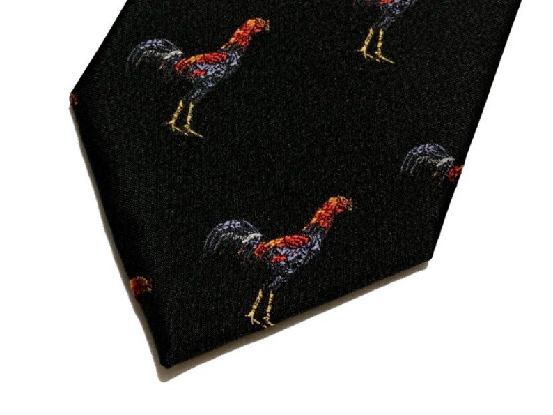 Hmongties.com Hmong Tie john Hmong Rooster Tie | Etsy