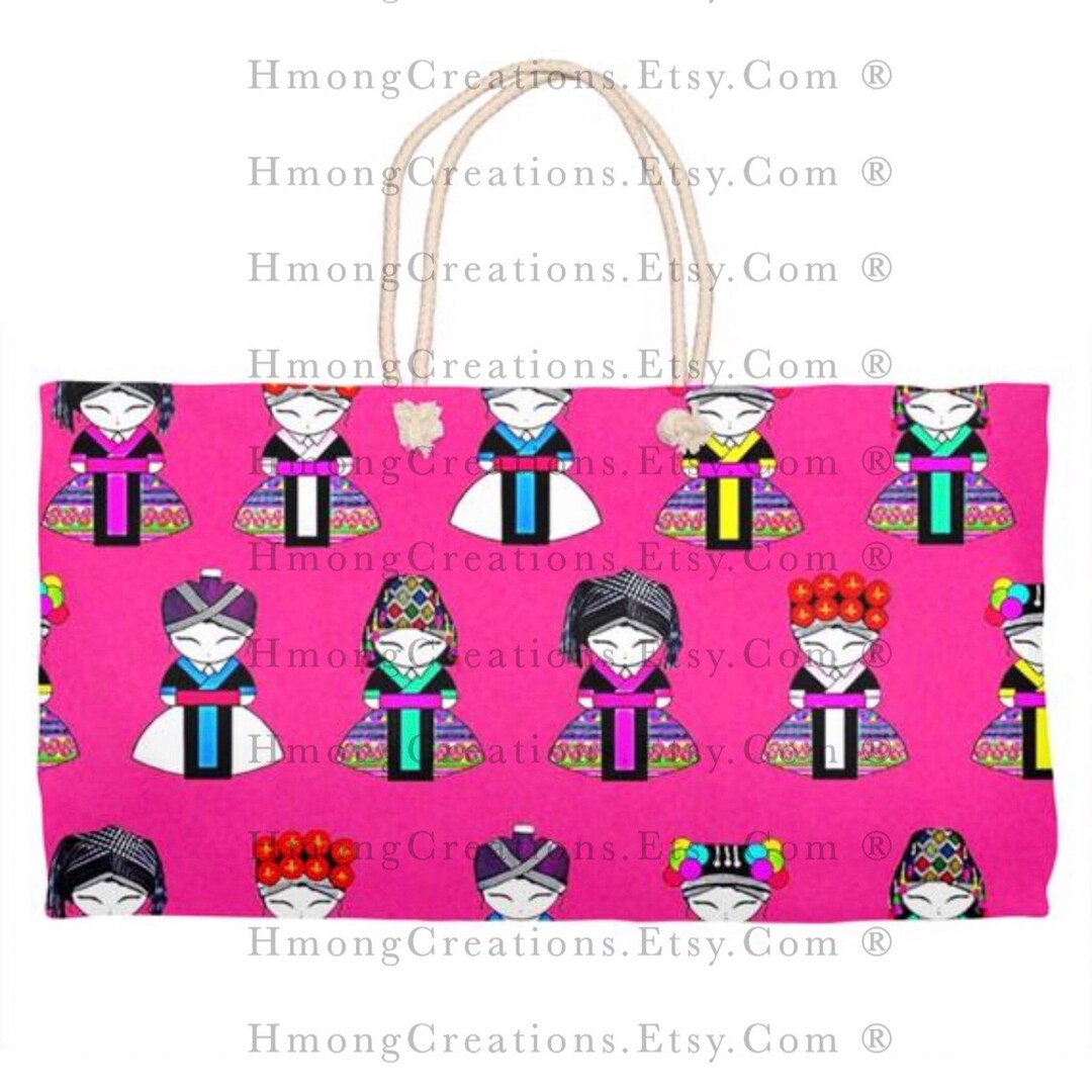 Hmong S Pink Doll Hmong Print Ships in 7 Weeks Kiki - Etsy