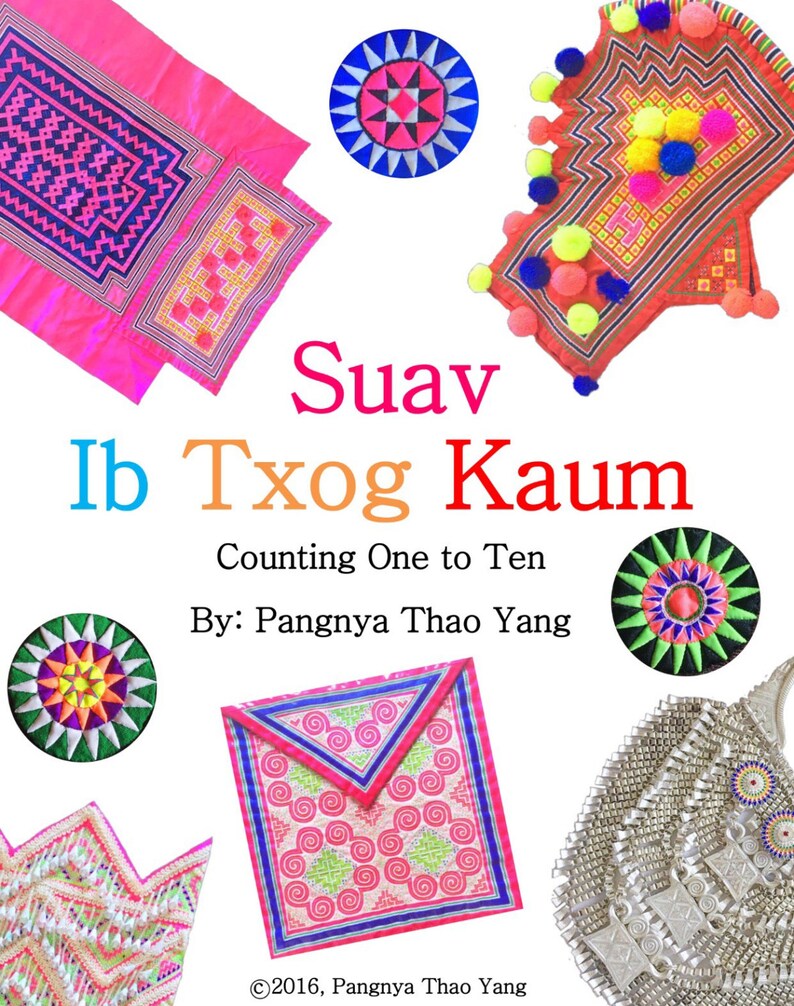 Hmong DIGITAL FILE PDF Count 1 to 10 in Hmong and English - Etsy