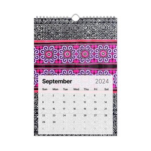 Hmong Wall Calendar (2024) - Etsy