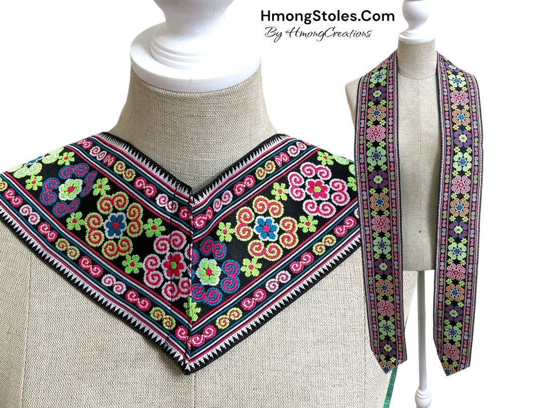 X | D39.99 | Hmongstoles.com | Hmong Graduation Stole | Not Lined ...