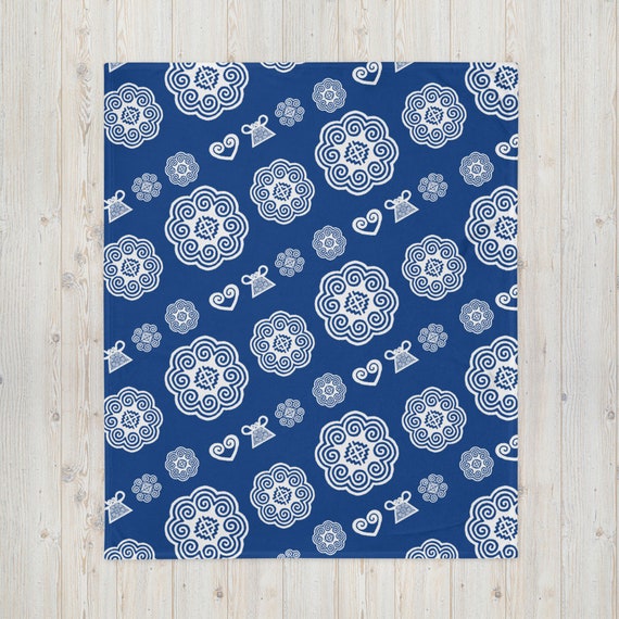 Hmong Blankets Hmong Inspired Design" Throw Blanket For Sale By