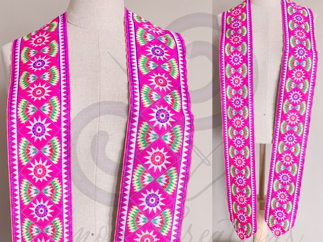 A20 D39.99 Hmongstoles.com Hmong Graduation Stole Not Lined Machine ...