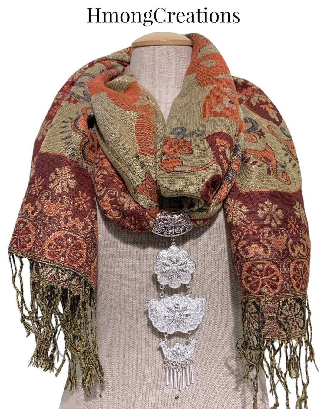 D 24.99 Hmongscarves.com Hmong Scarf hmongcreations Julie ...