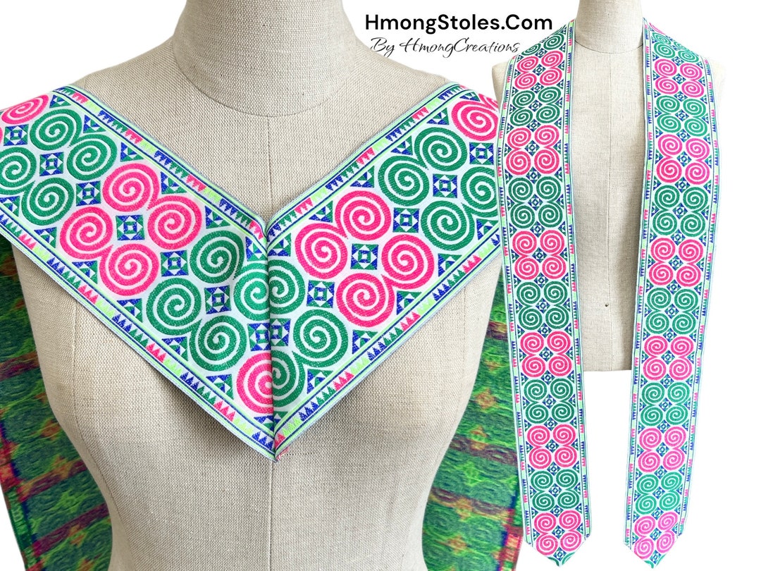 39.99 Hmongstoles.com Hmong Graduation Stole Not Lined Machine ...