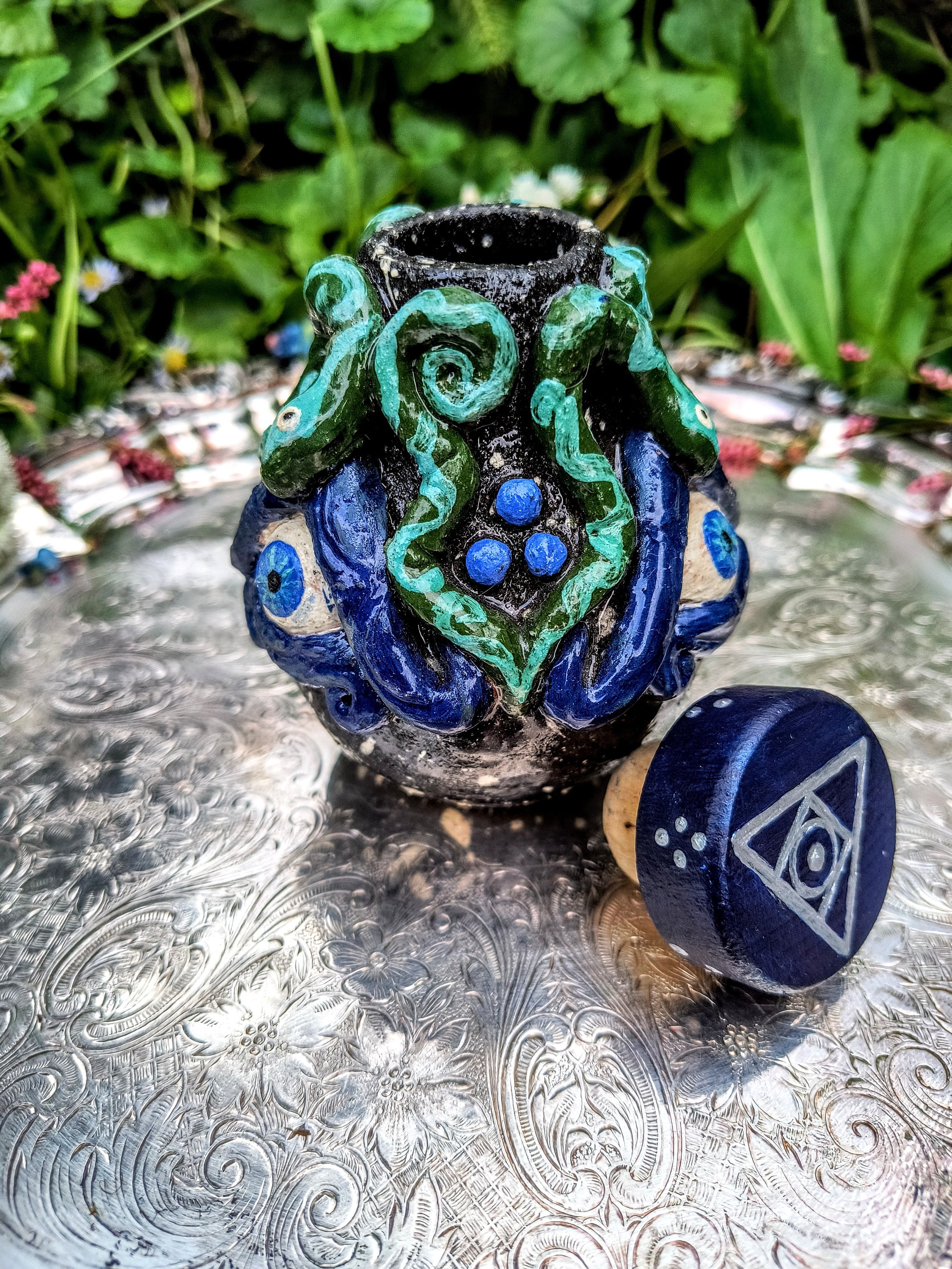 Alchemical Elixir Bottle / Ceramic Vessel - Etsy