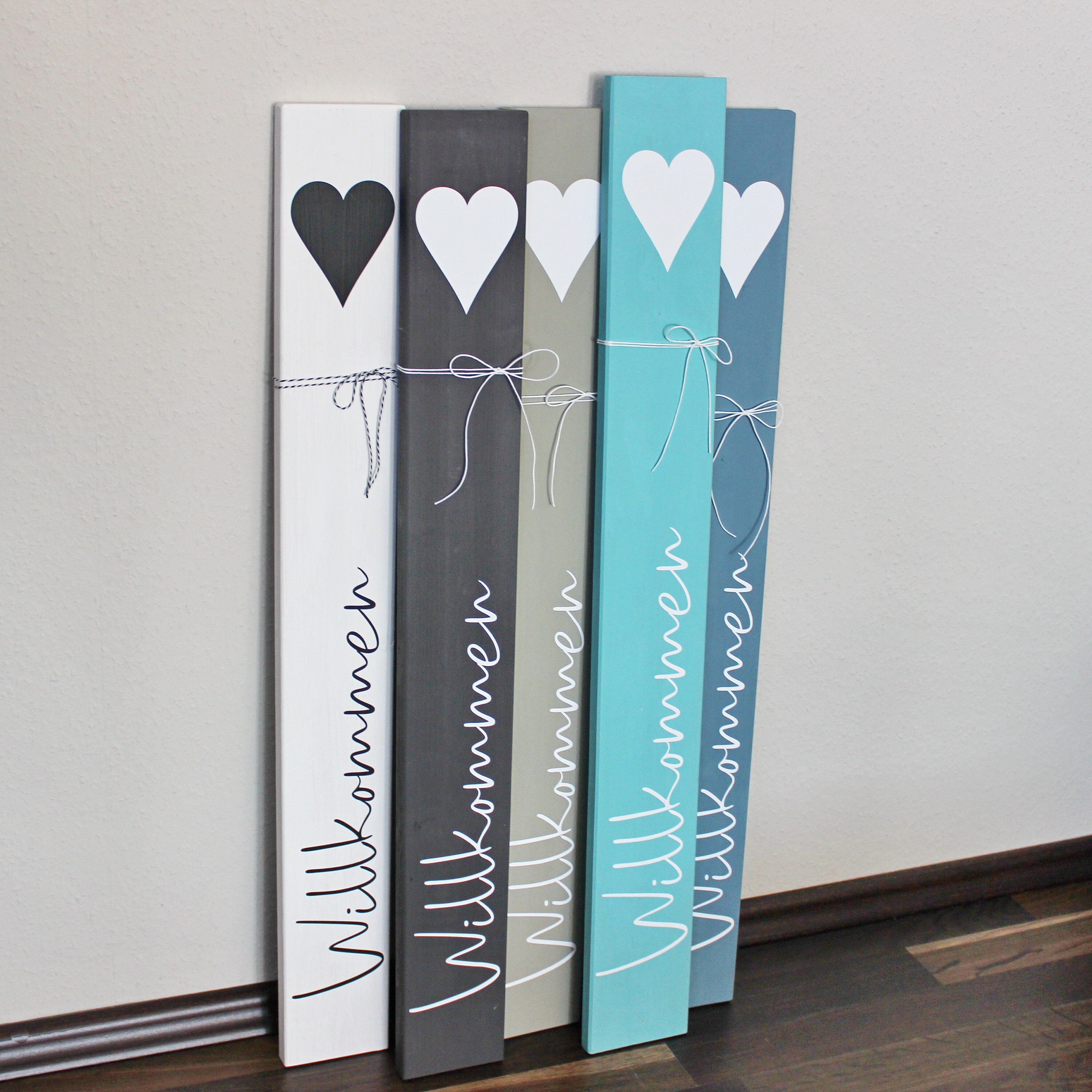 Wooden Sign to Lean on welcome From the Karla - Etsy