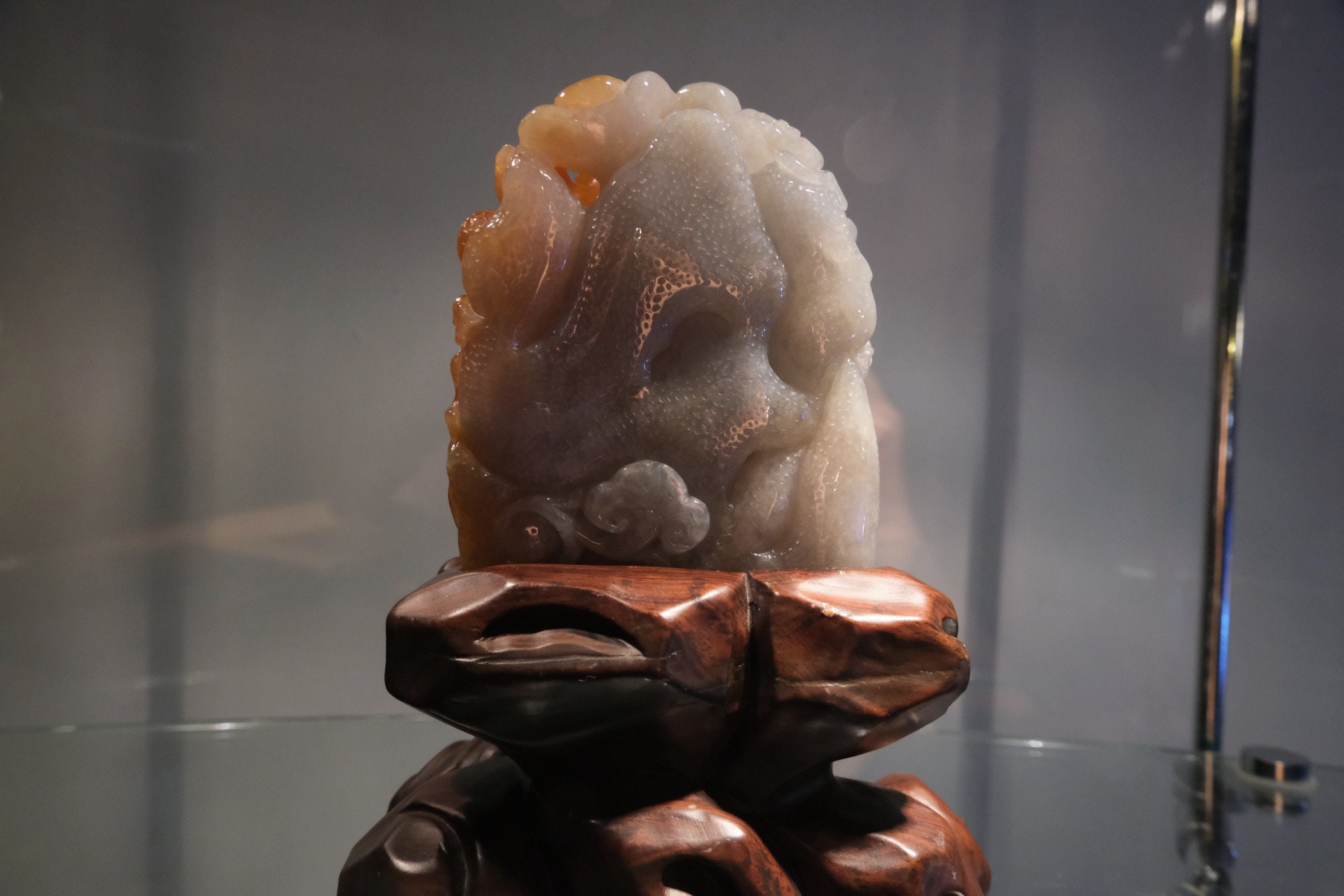 Red Jadeite Jade Dragon Carving Republican Vintage - Etsy