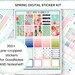 Digital Planner Stickers Bundle Kit, Watercolor, Glitter, Solid ...