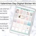 Valentines Day Digital Sticker Kit, Precropped Goodnotes, Individual ...