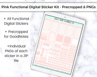 Valentines Day Digital Sticker Kit Precropped Goodnotes - Etsy