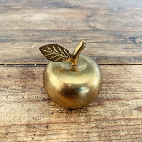Brass Apple - Etsy