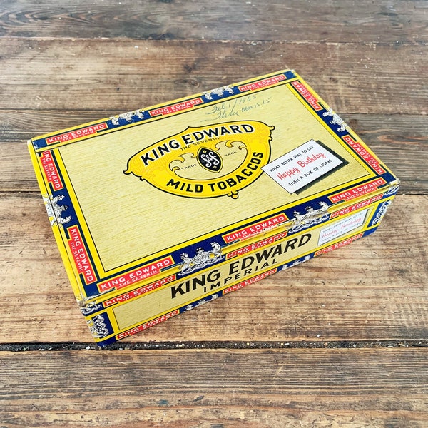 King Edward Cigar Box - Etsy
