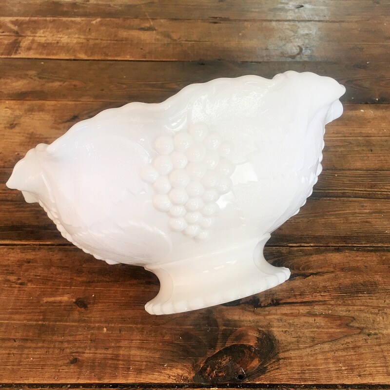Large Milk Glass - Etsy