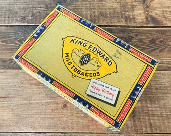King Edward Cigar Box - Etsy
