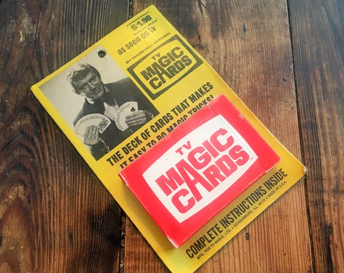 Vintage as "seen on Tv" TV Magic Cards/collectible Vintage Games and ...