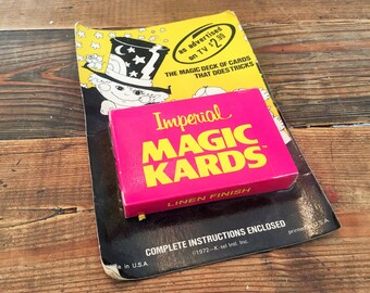 Vintage as Seen on TV TV Magic Cards/Collectible | Etsy