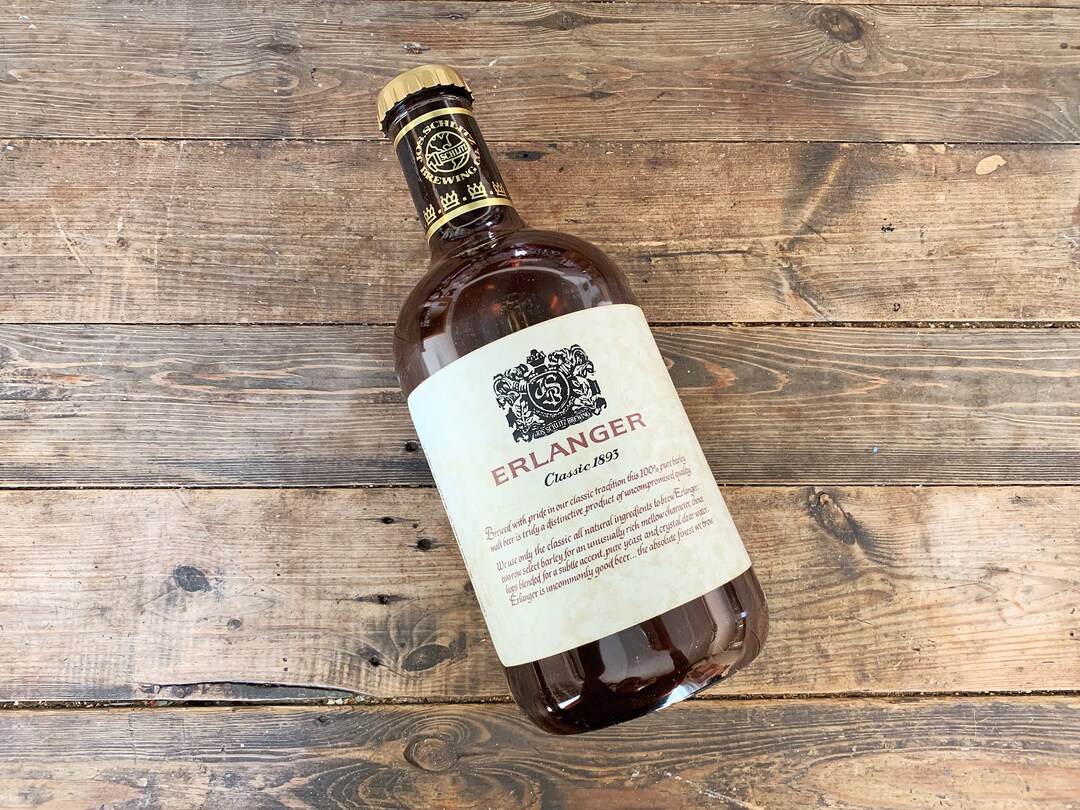 Vintage Schlitz Erlanger Bottle Display Large Plastic Bottle of ...