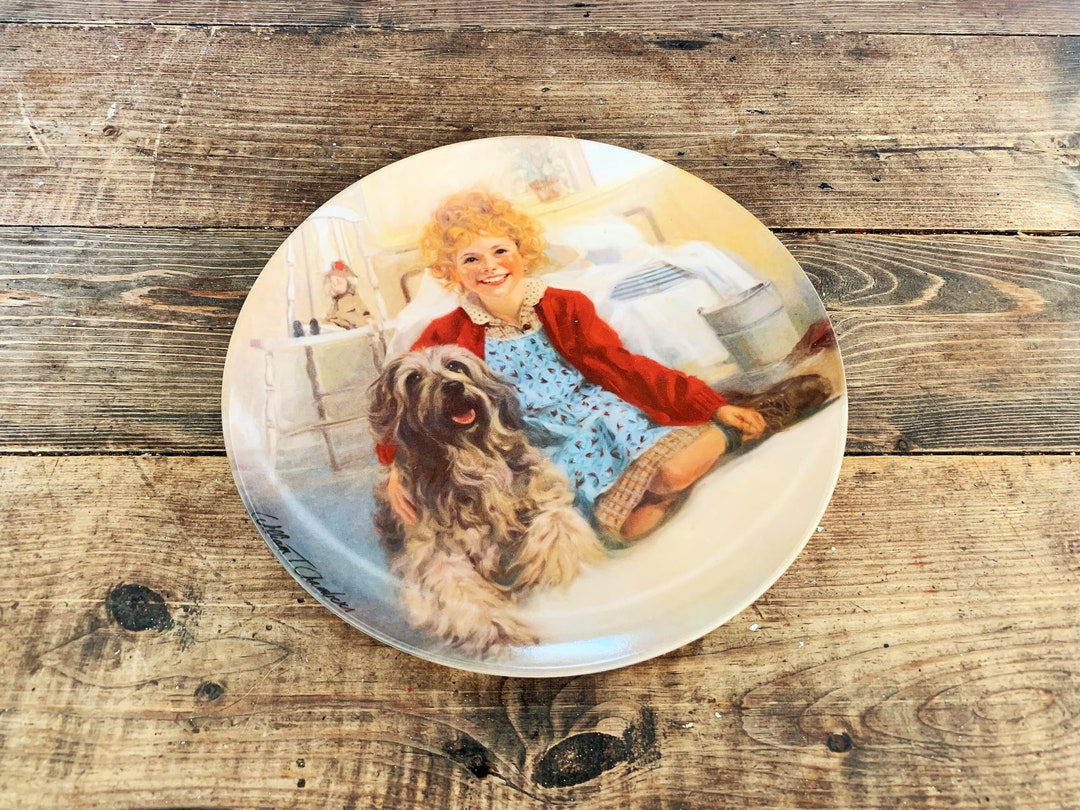 Collectible Annie Plate Columbia Pictures Annie and Sandy Collector ...