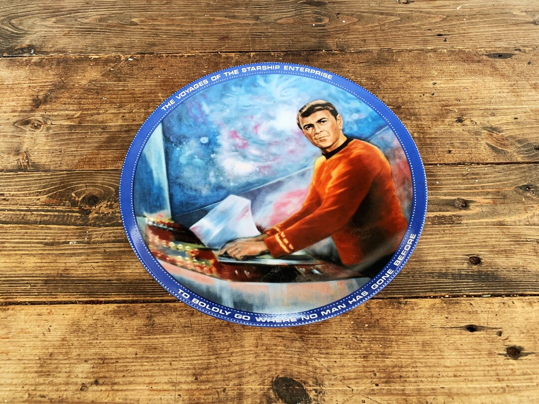 Star Trek Collectors Beam Us Down Scotty Plate Paramount Pictures Star ...