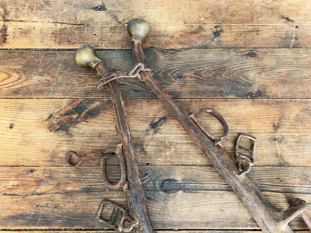 Walsh Lg. Marked Metal Horse Harness Set of Horse Hames Collectible ...