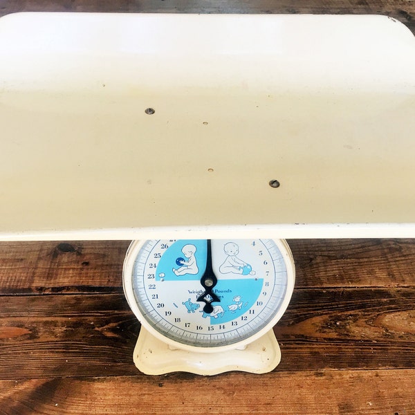 Vintage Metal Scale - Etsy