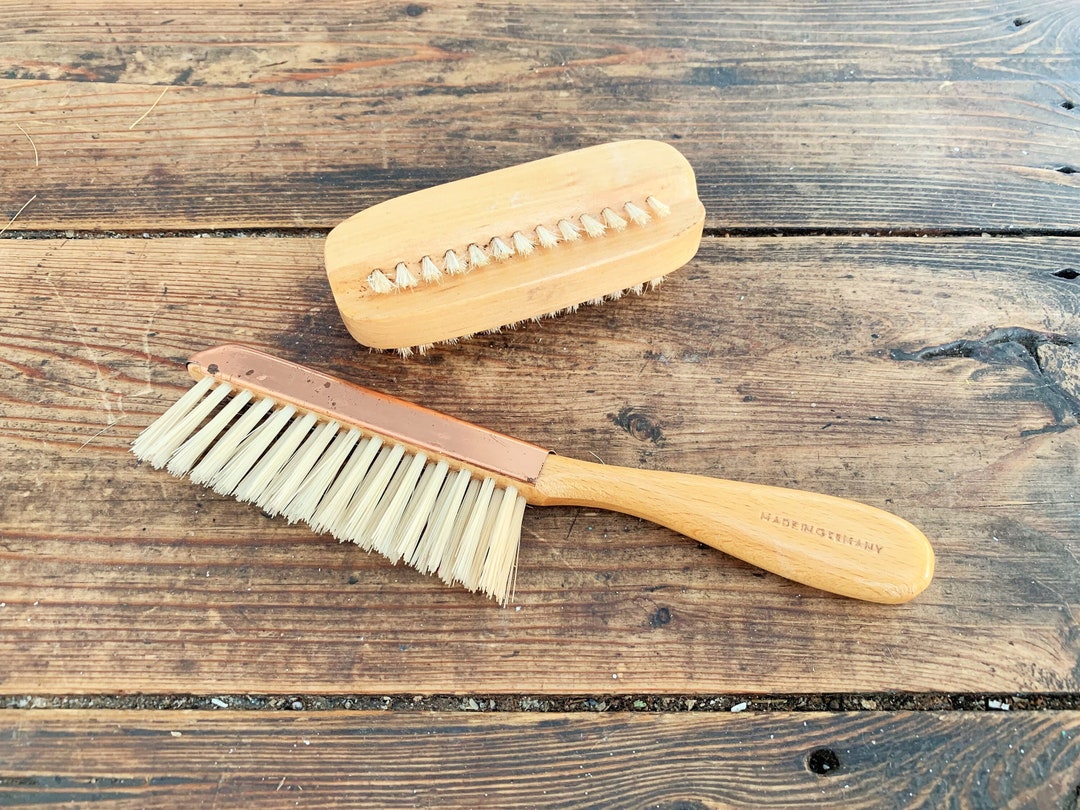 Vintage Pair of German Made Grooming Brushes/wooden Men's - Etsy