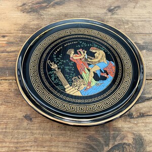 Vintage Greek S Marked 8 Decorative Wall Plate Featuring Orpheus and ...